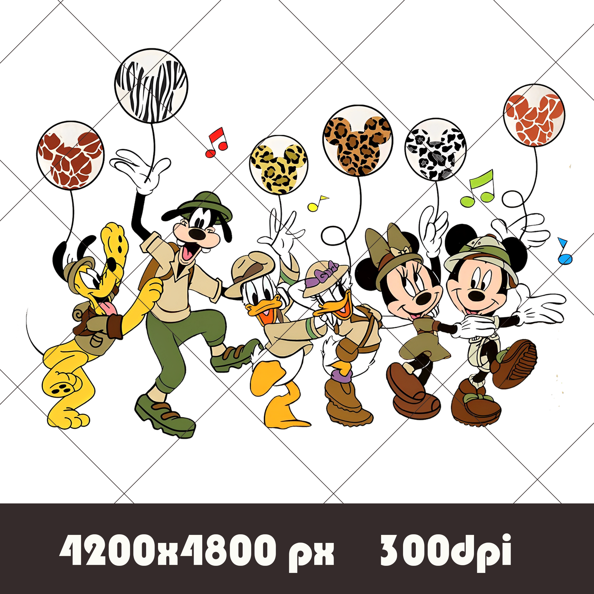 Disney Safari Mode Mickey Mouse & Friends Animal Kingdom Bal - Inspire ...