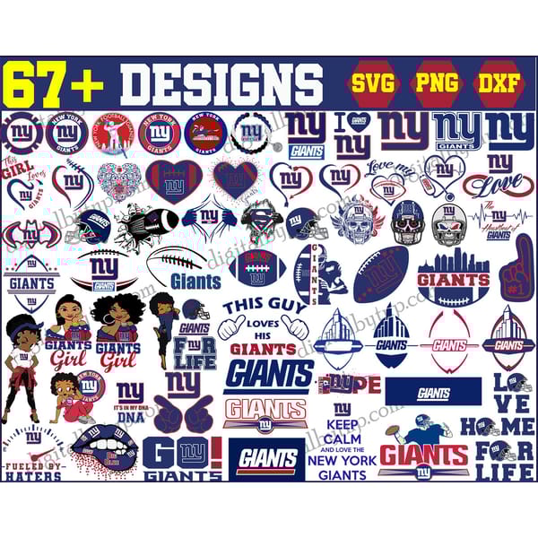 67 New York Giants Svg, Nfl svg bundle,Giants football svg, - Inspire Uplift