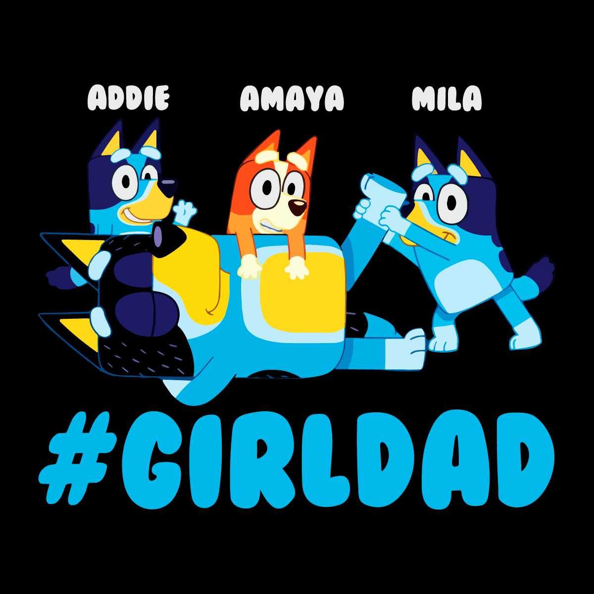 Bluey Dad Life SVG Fathers Day Gift SVG Cricut For Files Des | Inspire ...