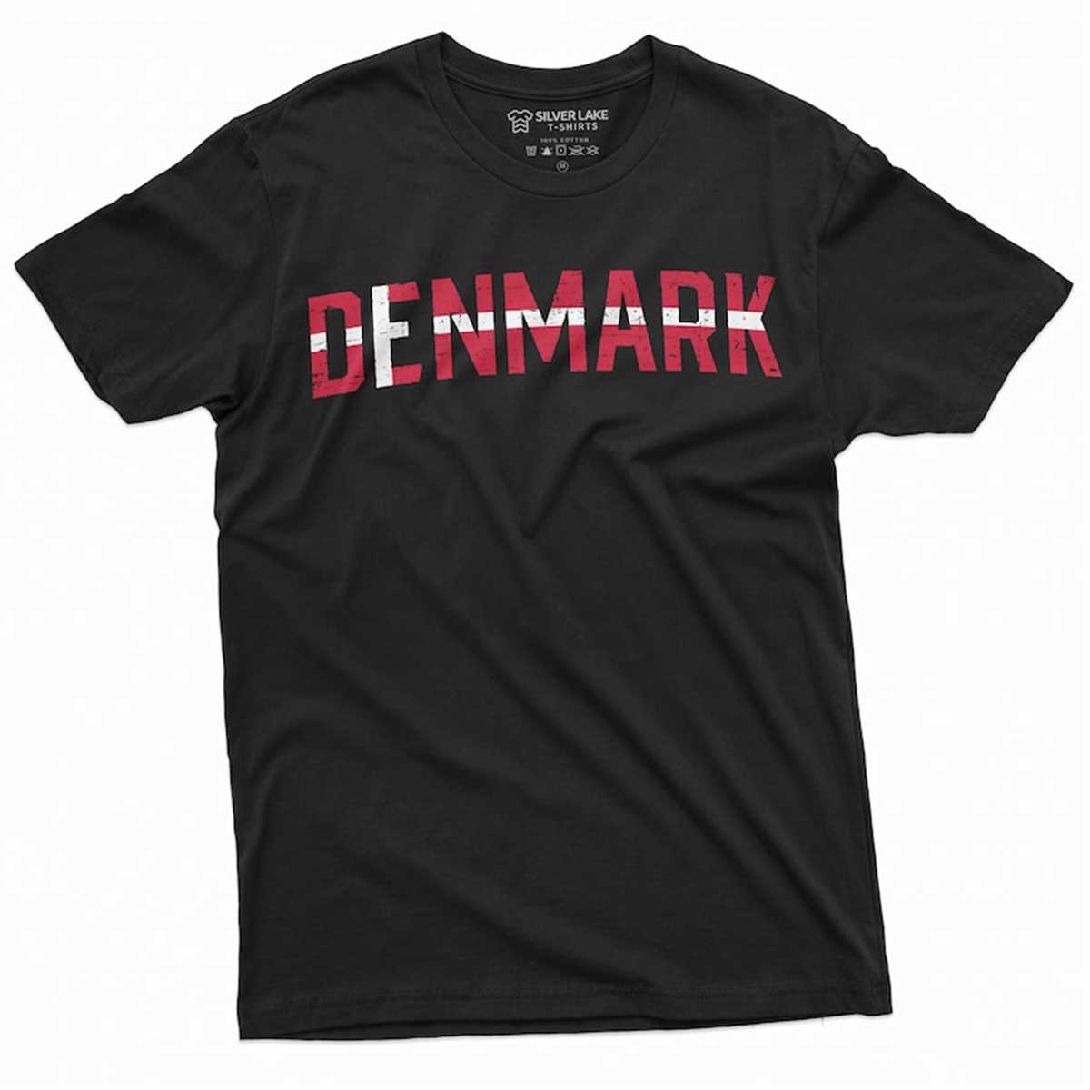 Denmark T-shirt Danmark Patriotic National Day Flag Coat of - Inspire ...