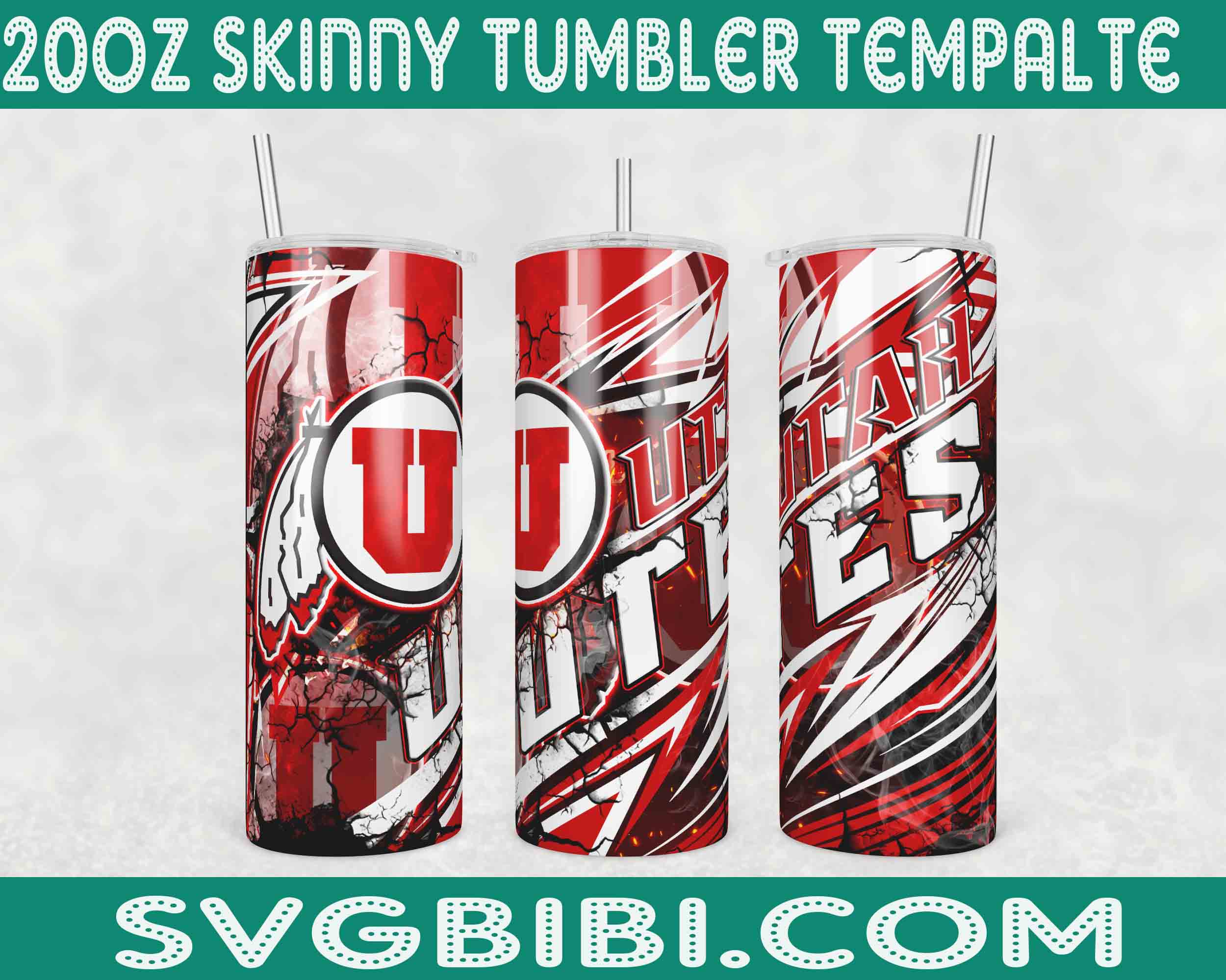 utah utes Tumbler Wrap, Football Tumbler Wrap Png, COLLEGE F | Inspire ...