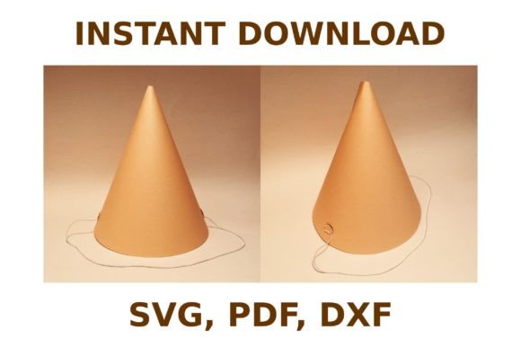 Party Hat Template, Box Template SVG, SVG Files, SVG, Cricut | Inspire ...