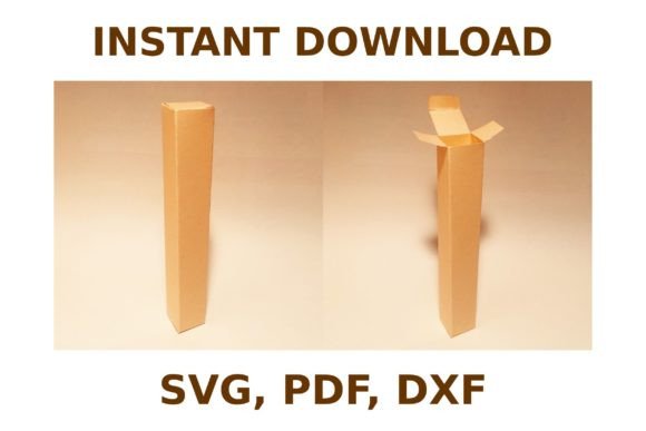 Pen Box Template, Box Template SVG, SVG Files, SVG, Cricut | Inspire Uplift