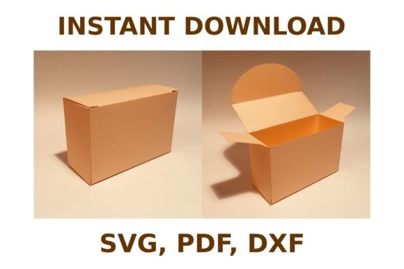 Rectangle Gift Box Template, Box Template SVG, SVG Files, SV | Inspire ...