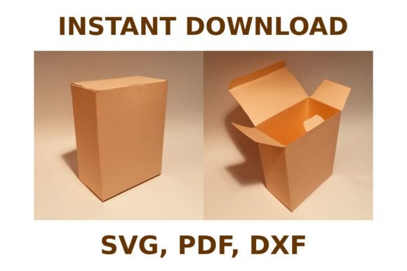 Packaging Box Template, Box Template SVG, SVG Files, SVG, Cr | Inspire ...