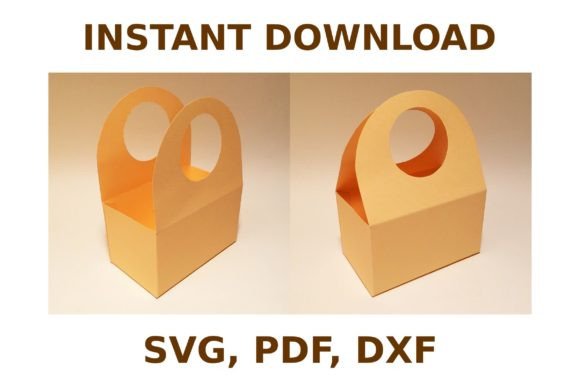 Paper Bag Template, Box Template SVG, SVG Files, SVG, Cricut | Inspire ...