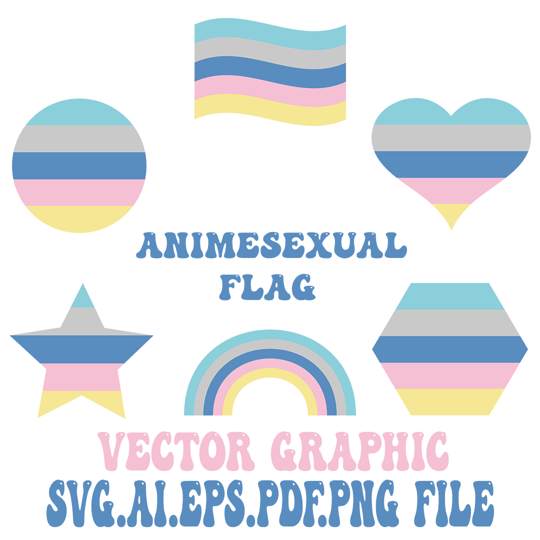 13 LGBT FLAGS FIGURES STAR CIRCLE RAINBOW HEART AI.EPS.PDF.P | Inspire ...