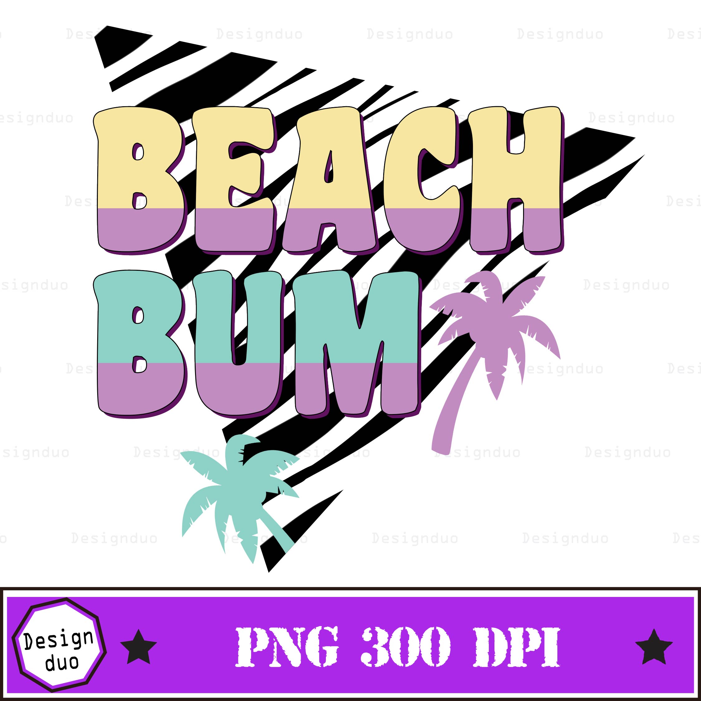Beach Bum 90s Sublimation, Summer Sublimation PNG, Beach Bum | Inspire ...