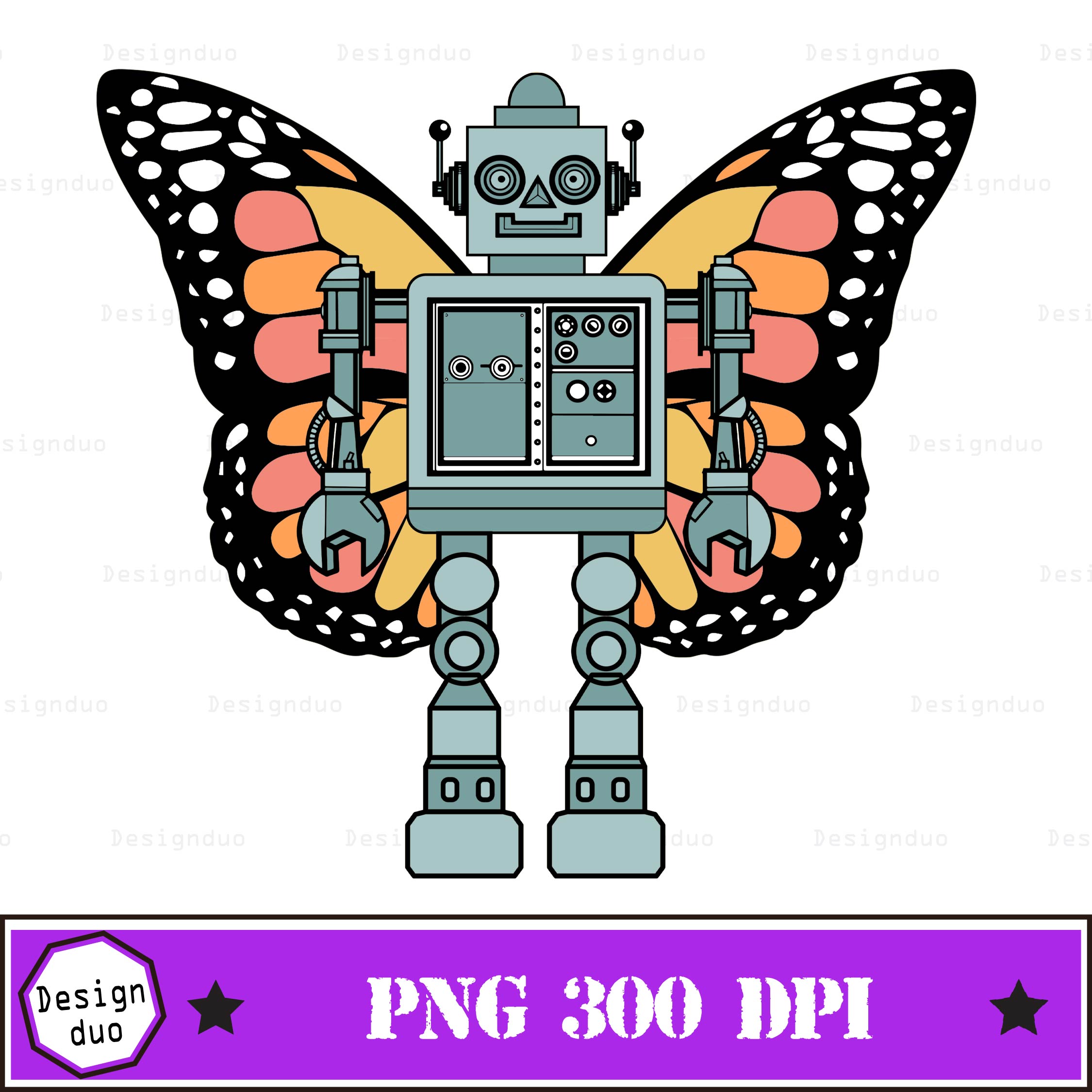 Butterfly Robot Sublimation | Inspire Uplift