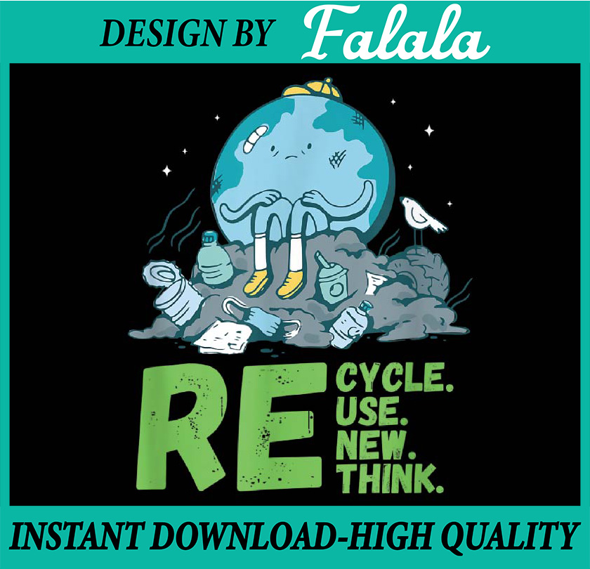 Recycle Reuse Renew Rethink Earth Day 2023 Activism Png, Cri | Inspire ...