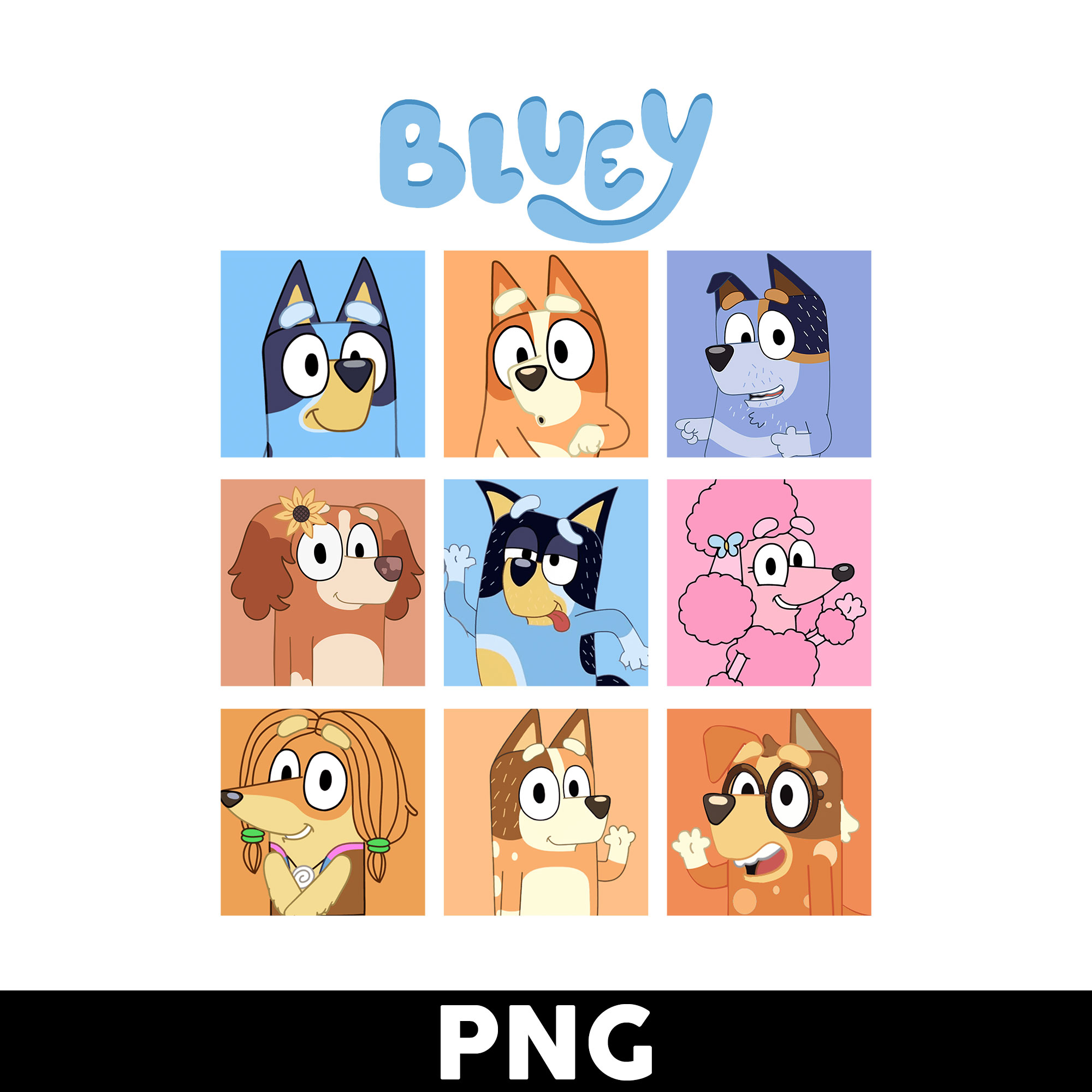 Bluey With Friends Png, Bluey Family Png, Bluey Png, Bluey D | Inspire ...