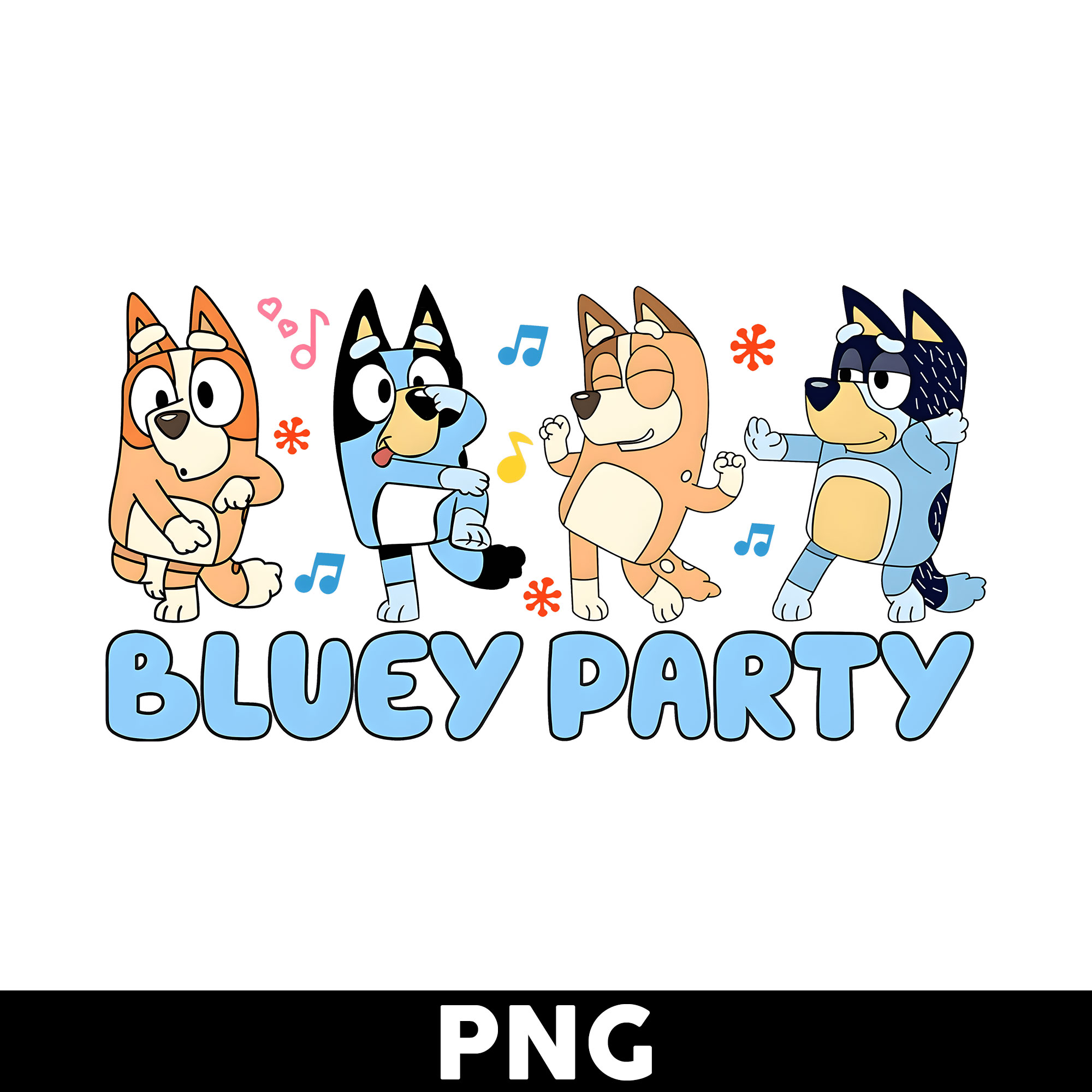 Bluey Party Png, Bluey Dad Png, Bluey Family Png, Cartoon Pn | Inspire ...