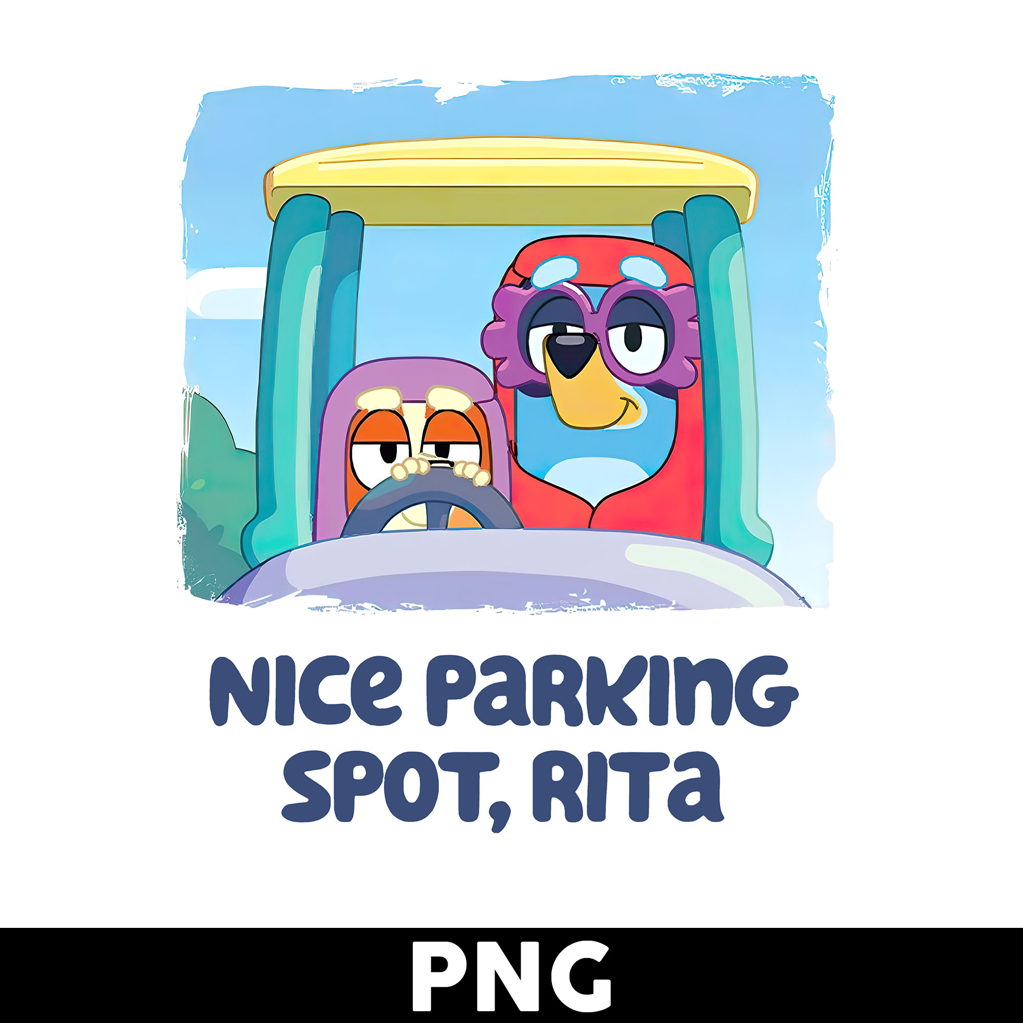 Nice Parking Spot Png, Rita Png, Bluey Png, Bluey Dog Png, C | Inspire ...