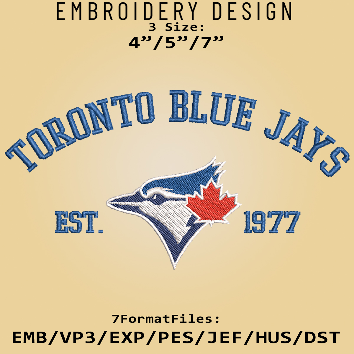 Toronto Blue Jays Embroidery Designs, MLB Logo Embroidery Fi - Inspire ...