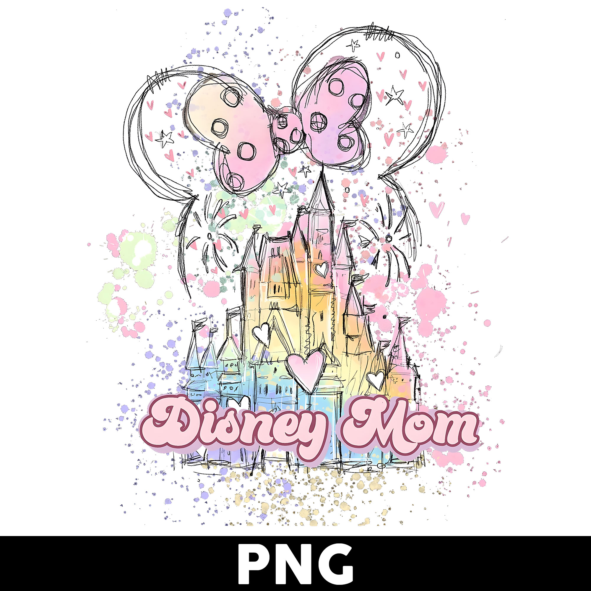 Disney Mom Png, Disney Castle Mom Png, Disney Land Png, Disn - Inspire ...
