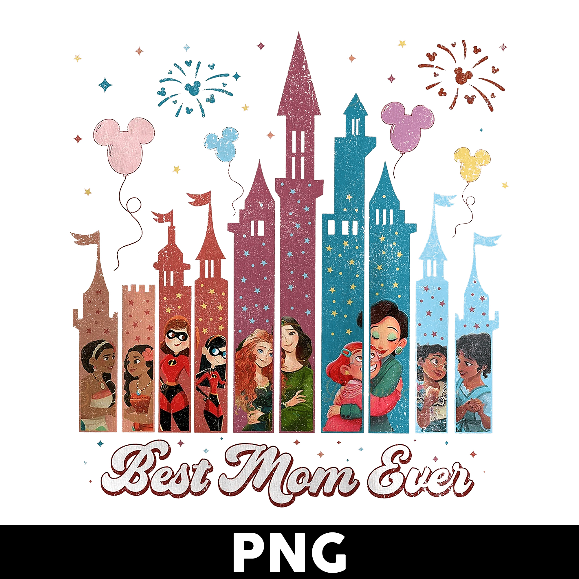 Best Mom Ever Png, Disney Mom Png, Disney Land Png, Mother P | Inspire ...