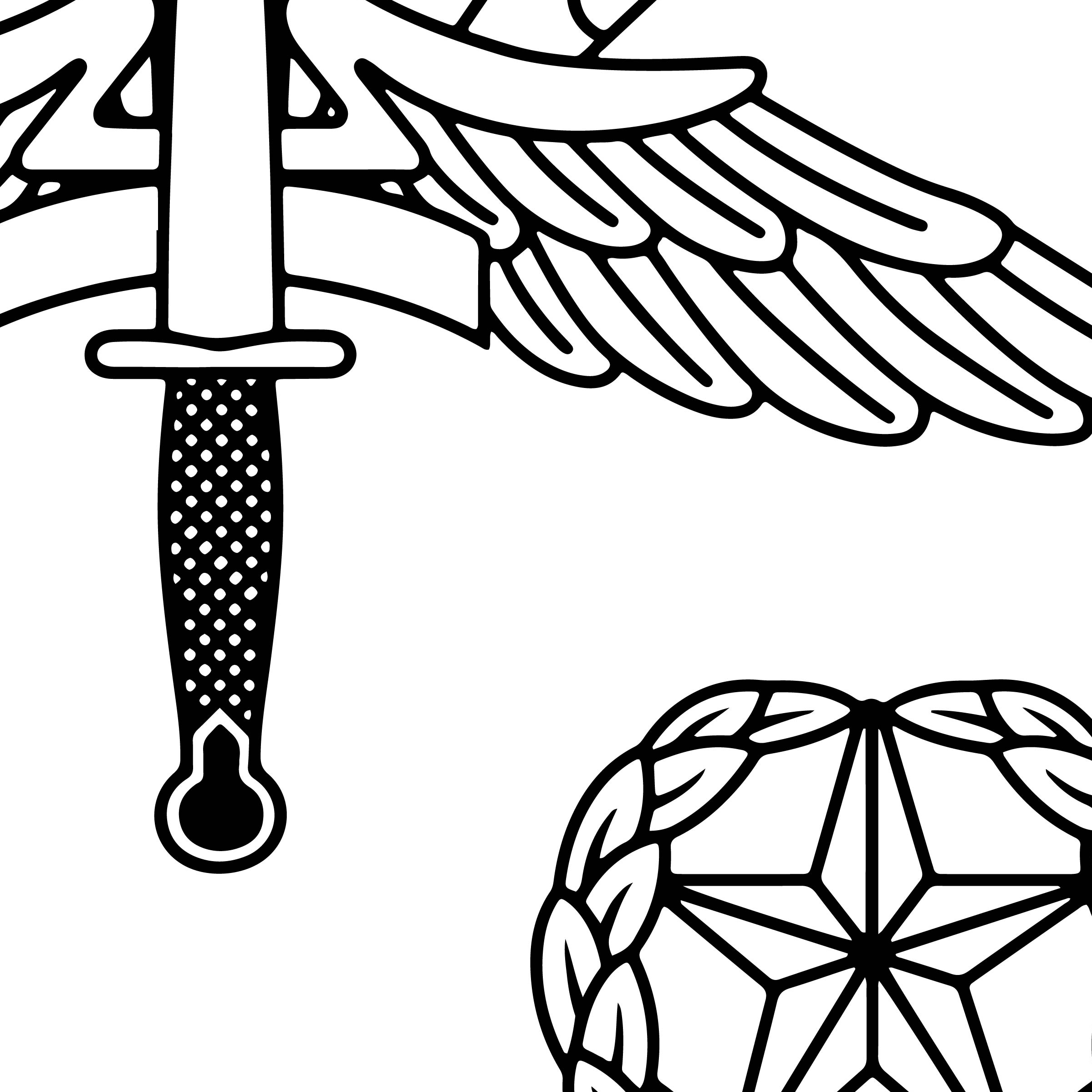 Army Freefall Parachutist Badge Vector File Ai, Vector, SVG | Inspire ...