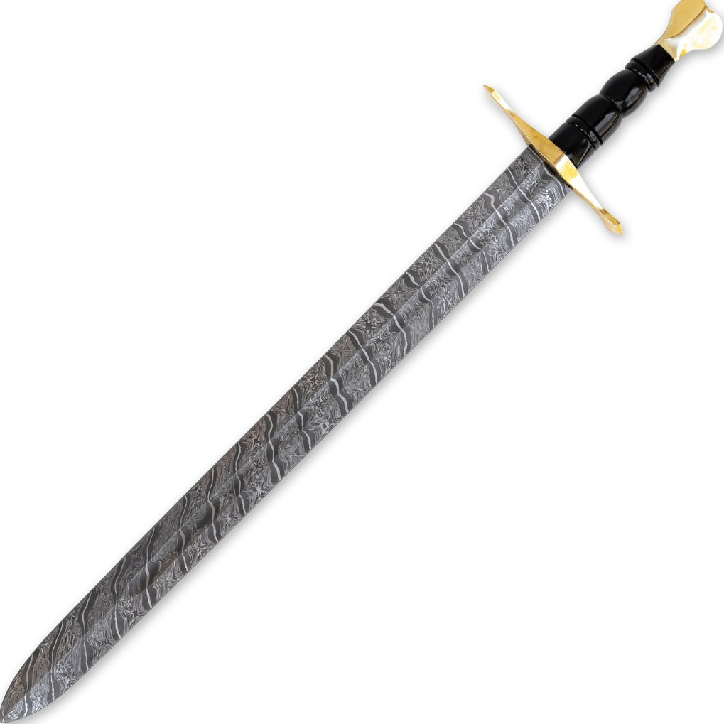 Jewel of the Nation Medieval European Damascus Steel Arming - Inspire ...
