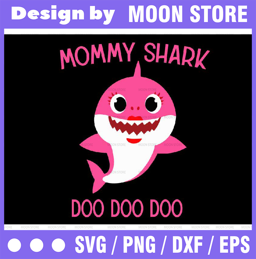 Mommy Shark SVG, Cricut Cut files, Shark Family doo doo doo | Inspire ...