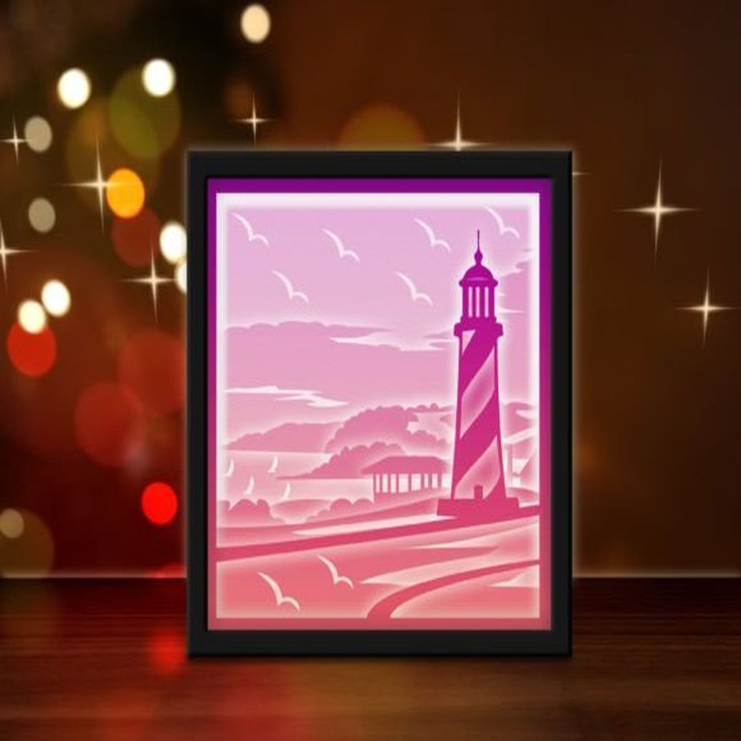 Lighthouse Light Box Sublimation | Inspire Uplift