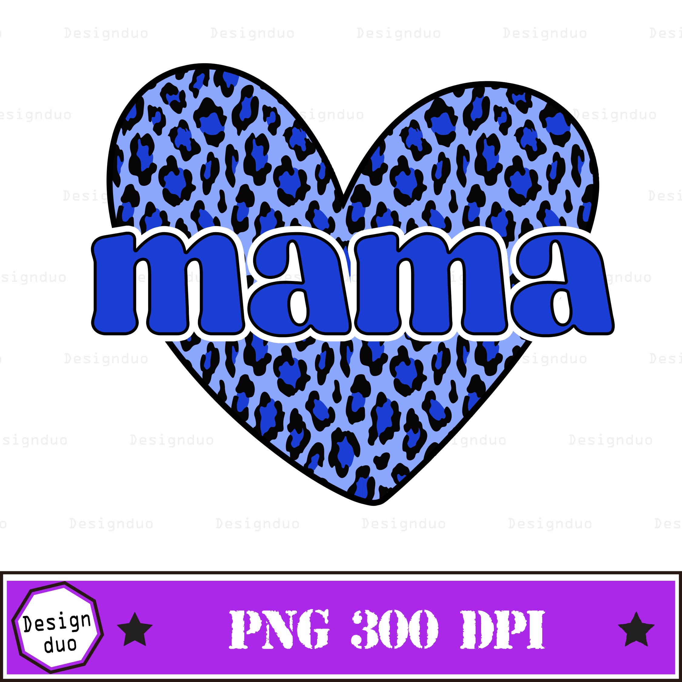 Blue Mama Leopard Sublimation, Mama Png, Mom Png, Mothers Da | Inspire ...