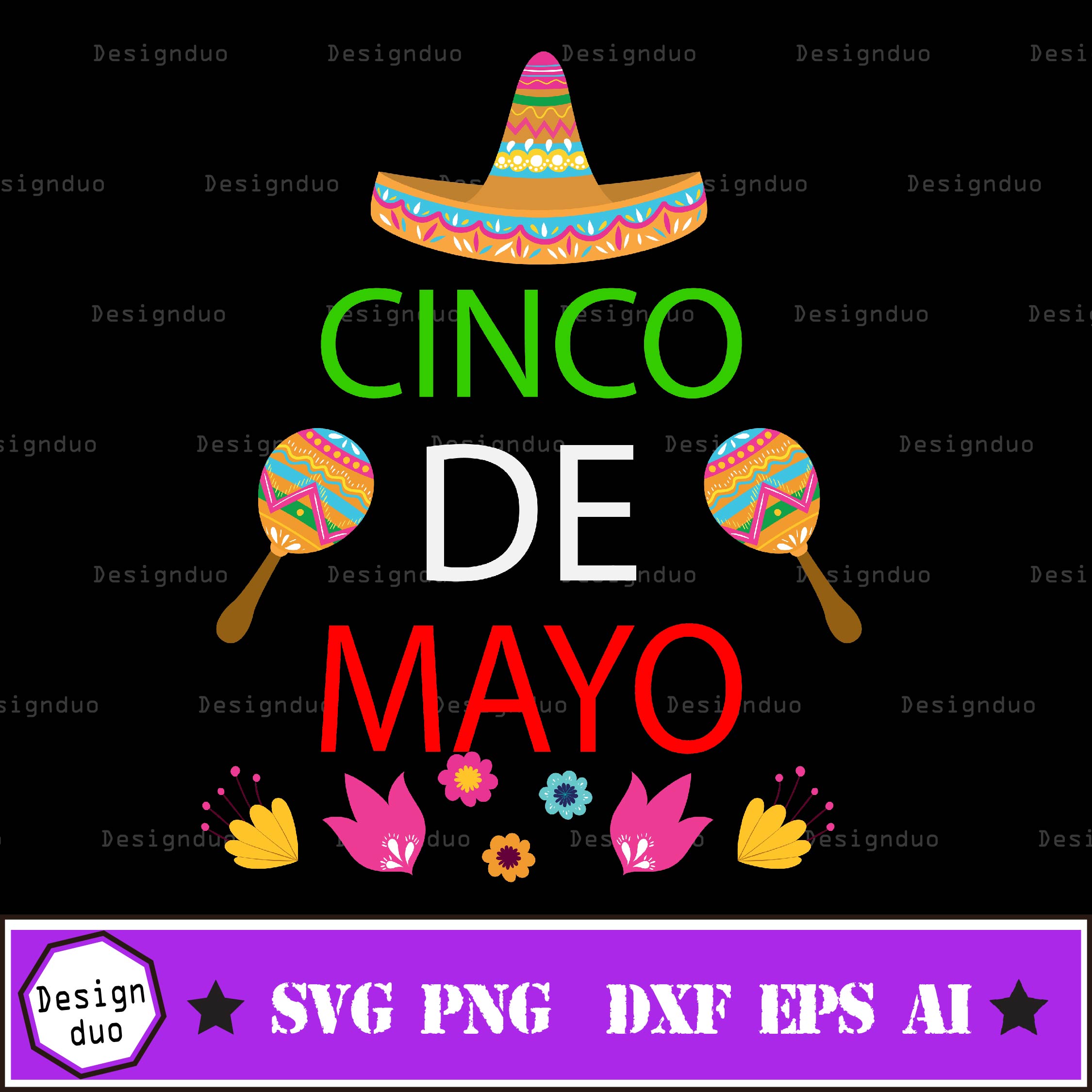 Cinco De Mayo Flower Svg, Cinco De Mayo Svg, Happy Cinco De | Inspire ...