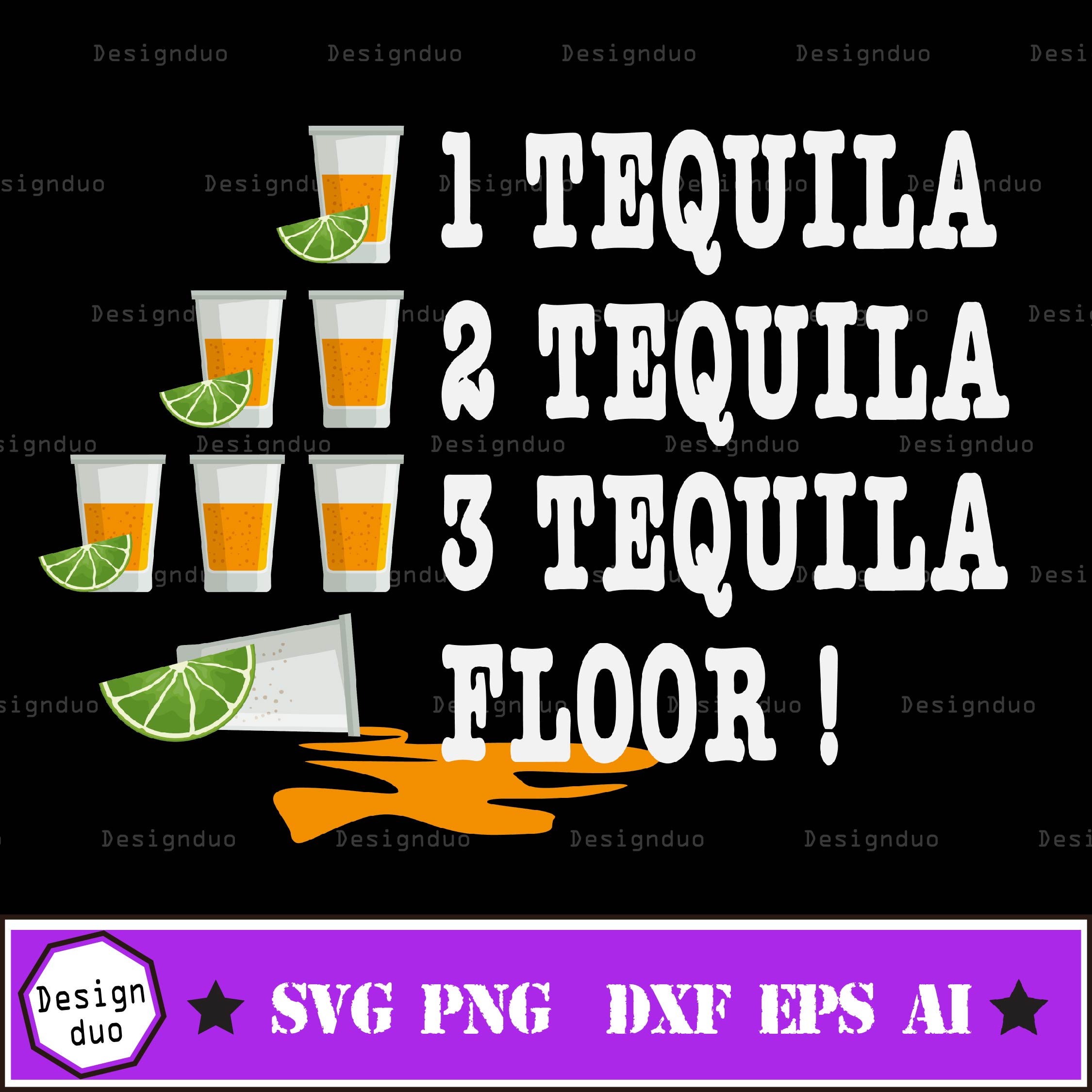1 Tequila 2 Tequila Svg, Dxf, Eps, Png Files For Cutting, Ma | Inspire ...