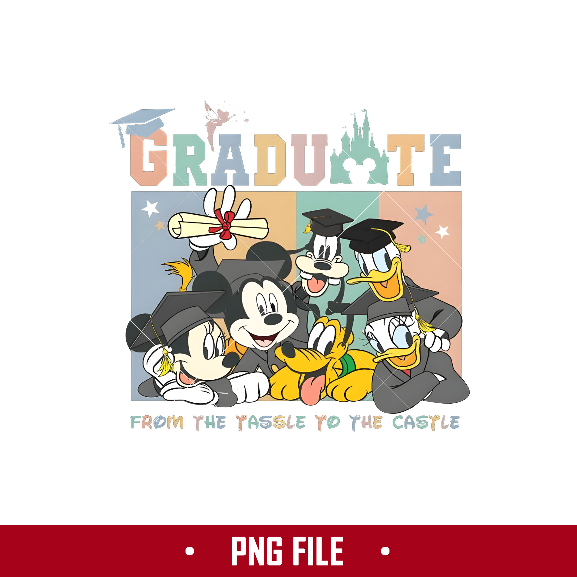 Graduate From THe Tasel To The Castle 2023 Png, Disney Gradu | Inspire ...
