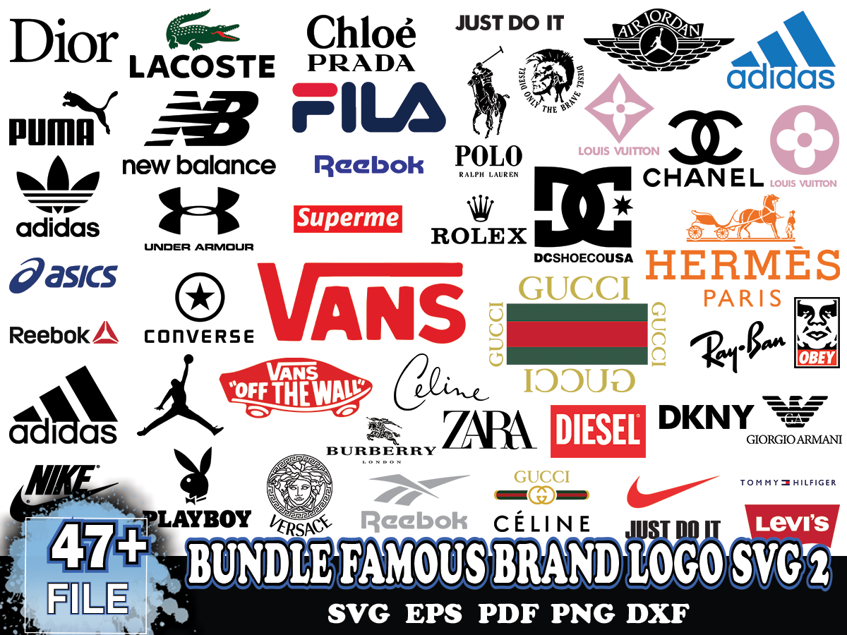 Bundle Famous Brand Logo Svg 2, File For Cricut | Inspire Uplift