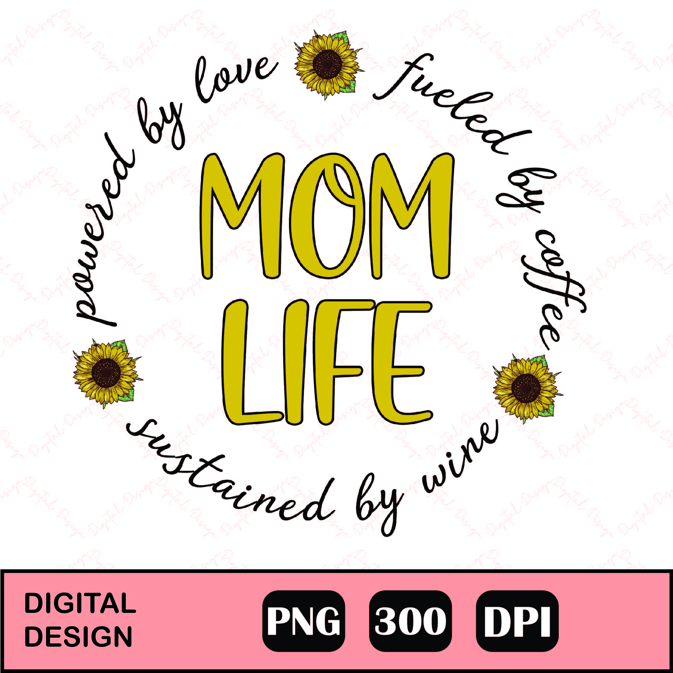 Mom Life Circle png, Mom Life Forever Exhausted Forever Busy | Inspire ...