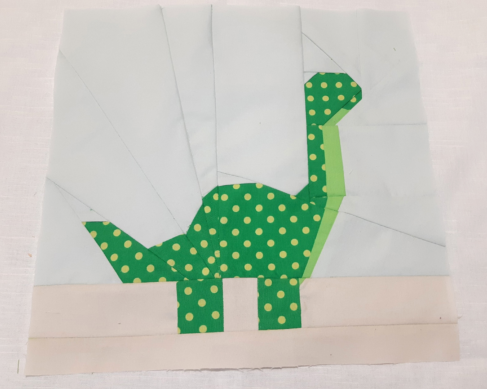 Dinosaur Paper Piecing Pattern