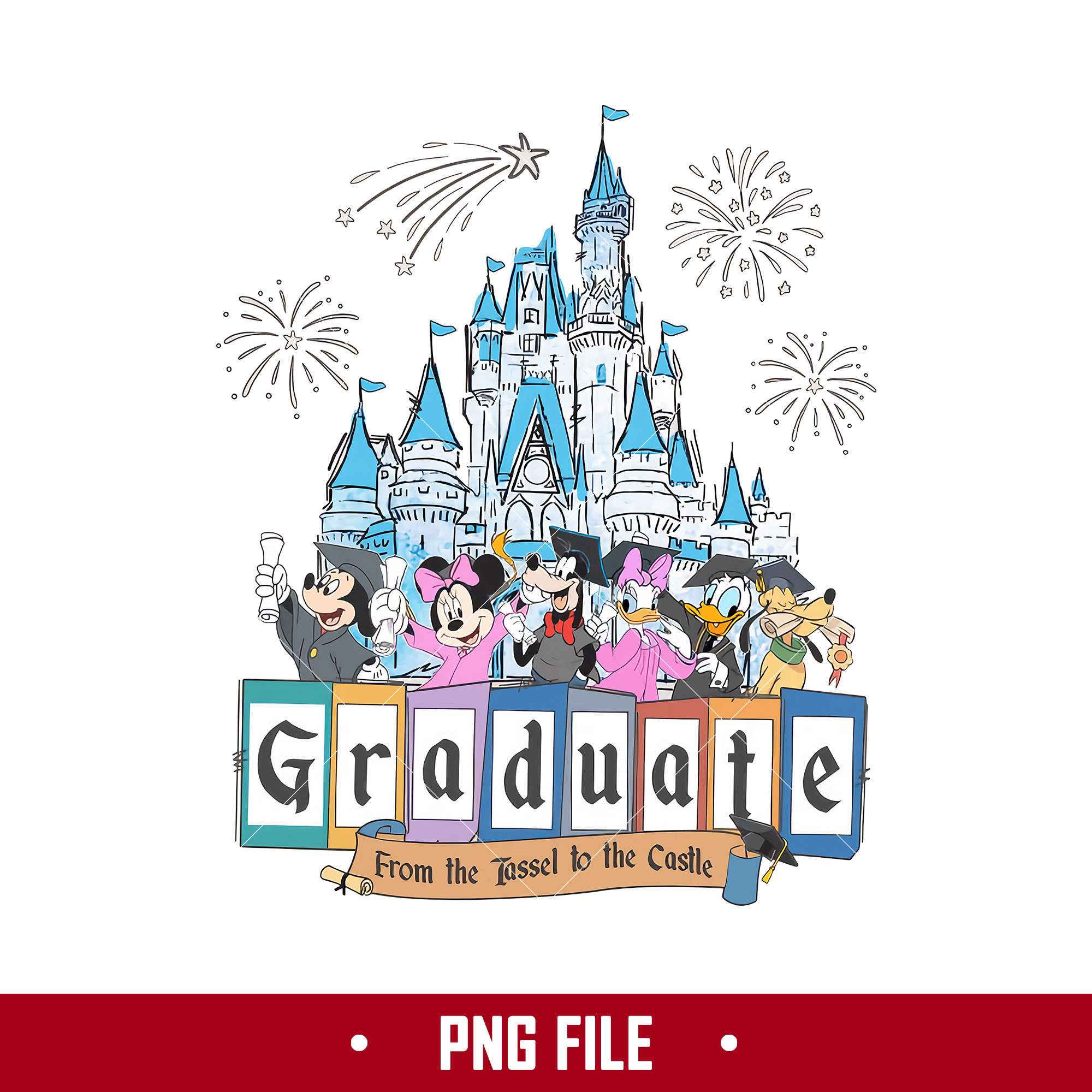 Graduate Form The Tassel To The Castle Png, Disney Graduatio | Inspire ...