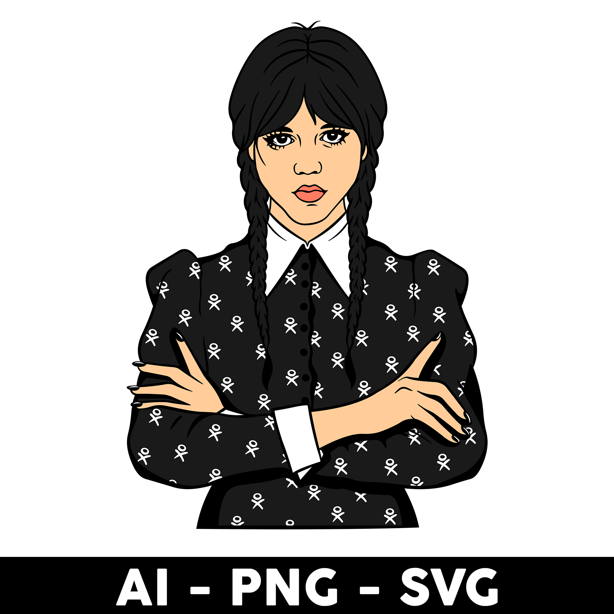 Wednesday Svg, Wednesday Friday Addams Svg, Addams Family Sv | Inspire ...