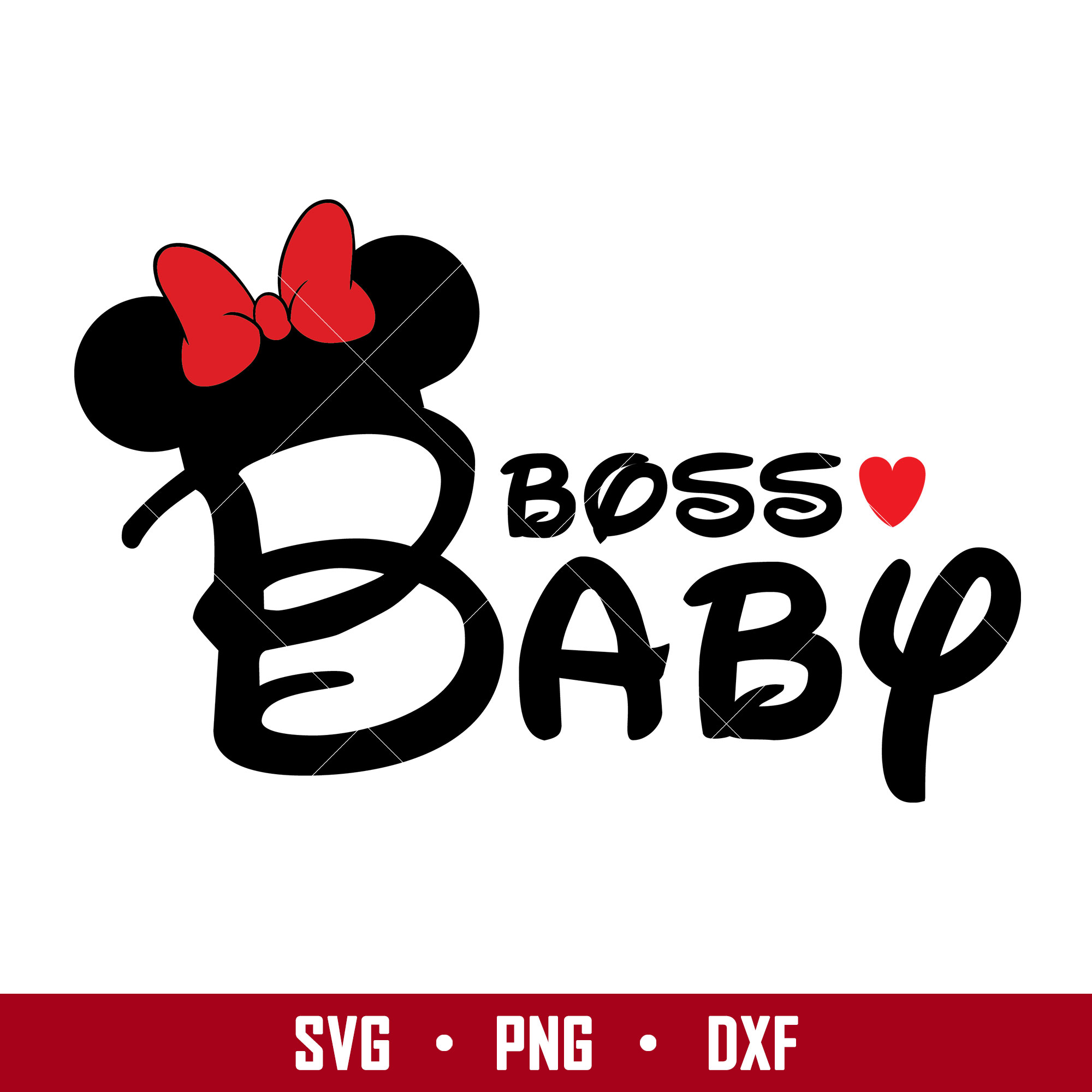 Boss Baby Minnie Svg, Minnie Mouse Svg, Disney Svg, Png Eps | Inspire ...
