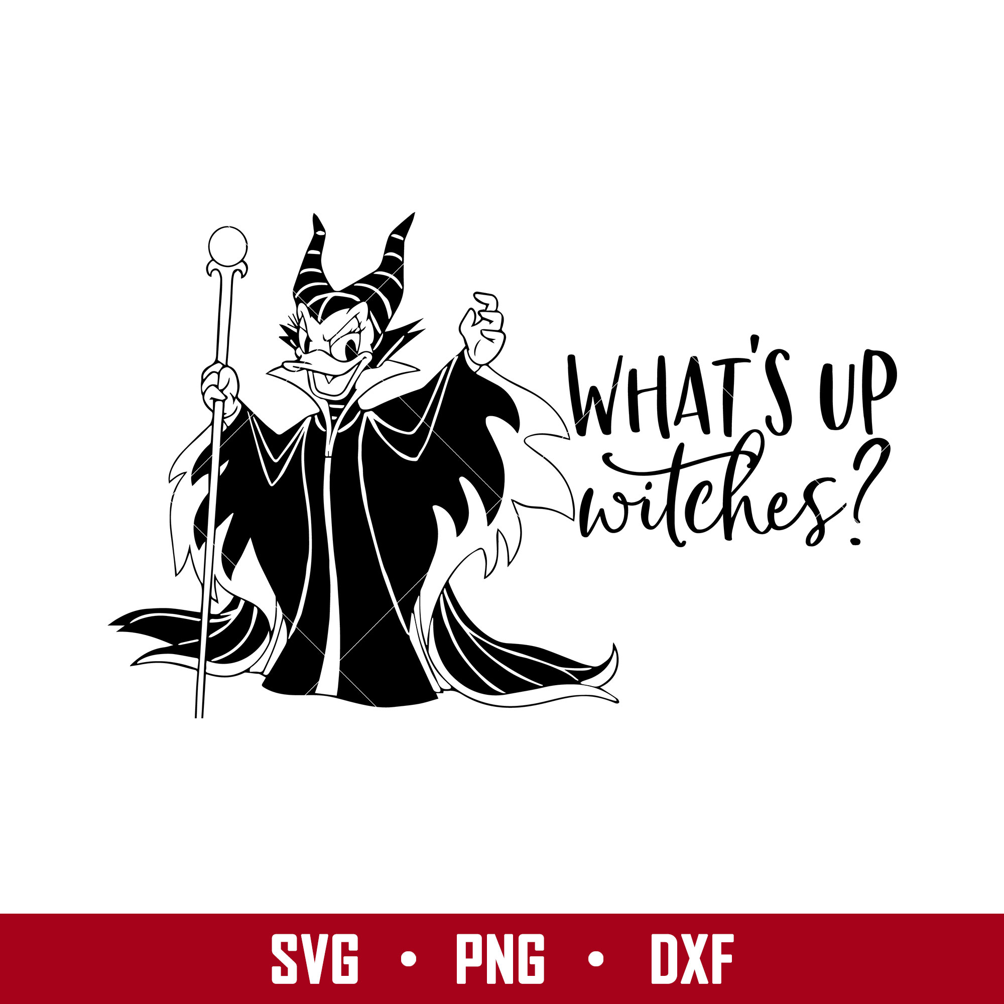 Daisy Maleficent Whats Up Witches Svg, Daisy Duck Svg, Disne | Inspire ...