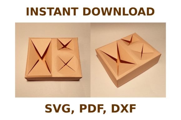 Movie Tray Template, Box Template SVG, SVG Files, SVG, Cricu | Inspire ...