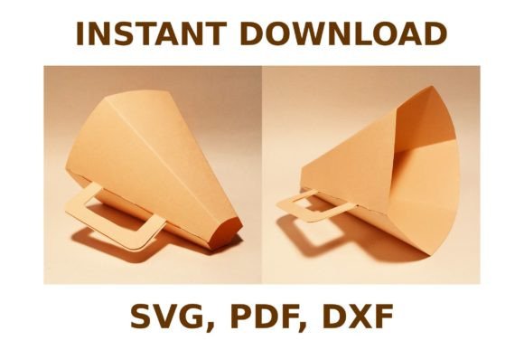 Megaphone Template, Box Template SVG, SVG Files, SVG, Cricut | Inspire ...