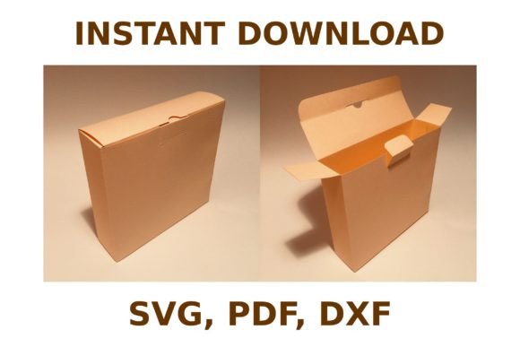 Mailing Box Template, Box Template SVG, SVG Files, SVG, Cric | Inspire ...