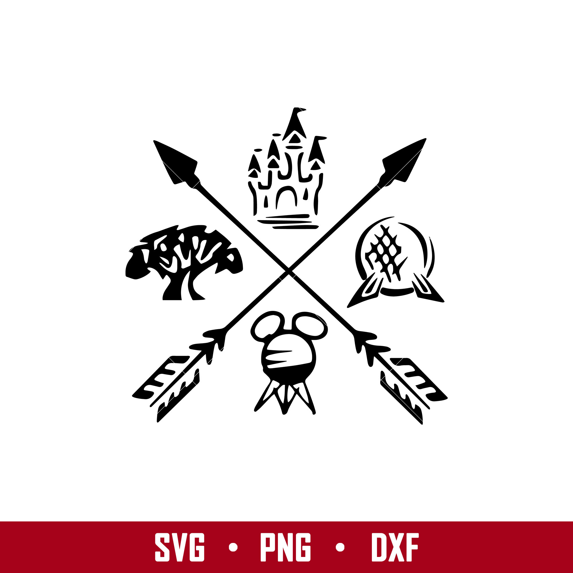 Disneyland Parks Svg, Disney Castle Svg, Disney Svg, Png Eps - Inspire ...