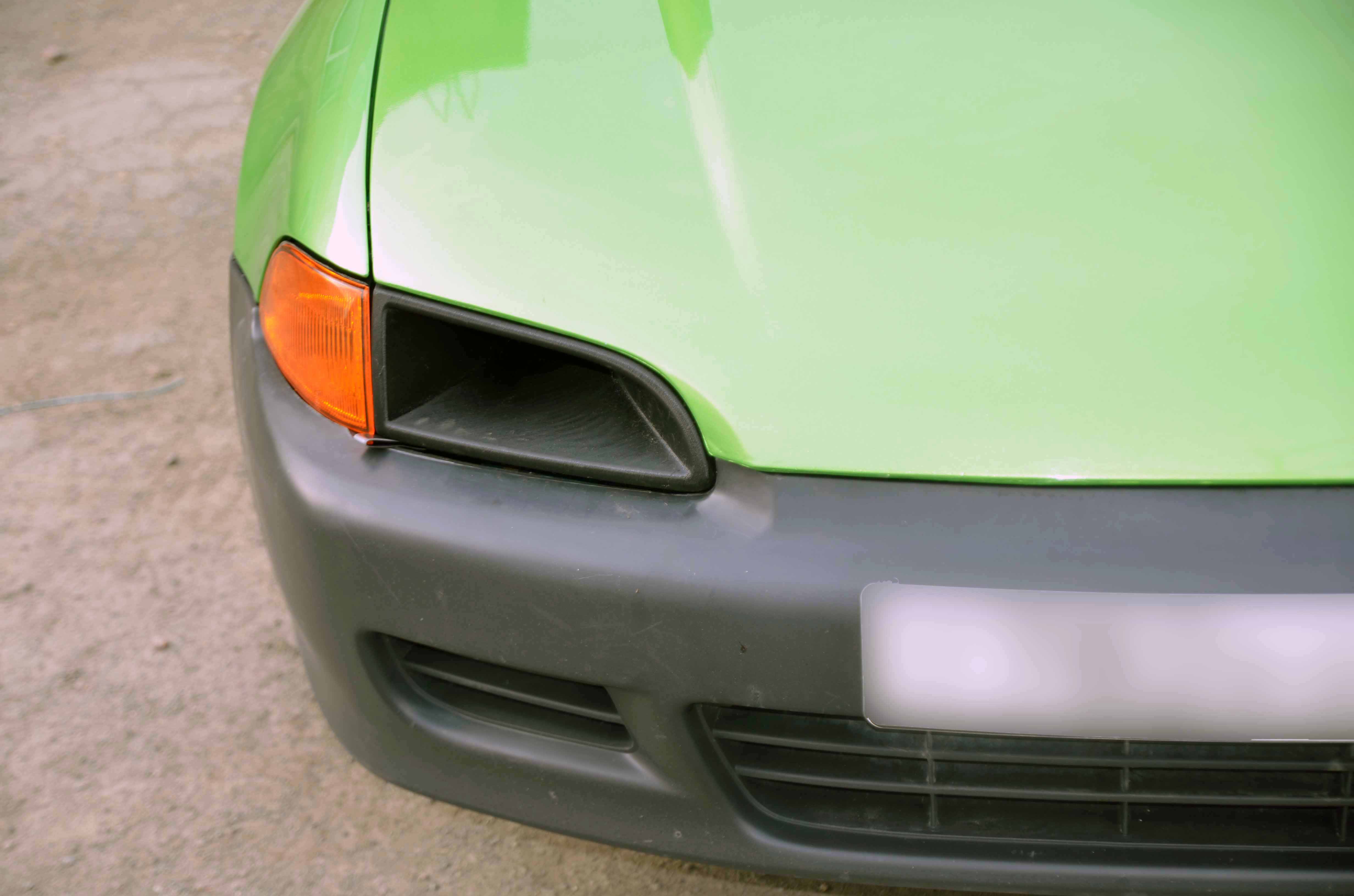 Air Duct scoop 150 mm out headlights Password style for Ho | Inspire Uplift