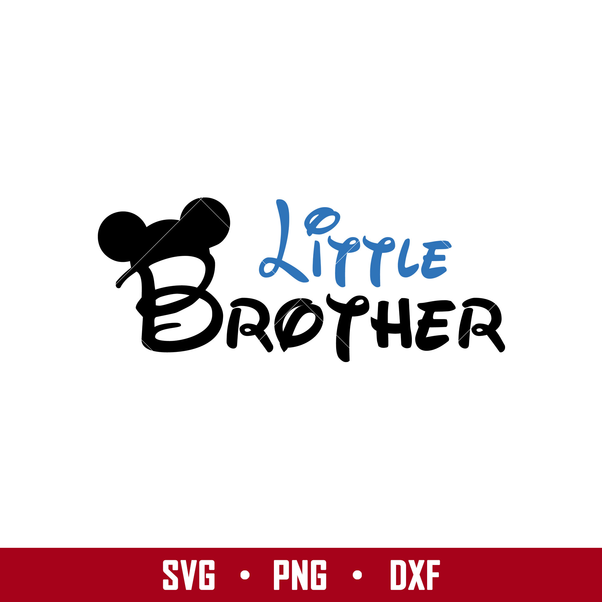 Little Brother Mickey Svg, Mickey Mouse Svg, Disney Svg, Png | Inspire ...