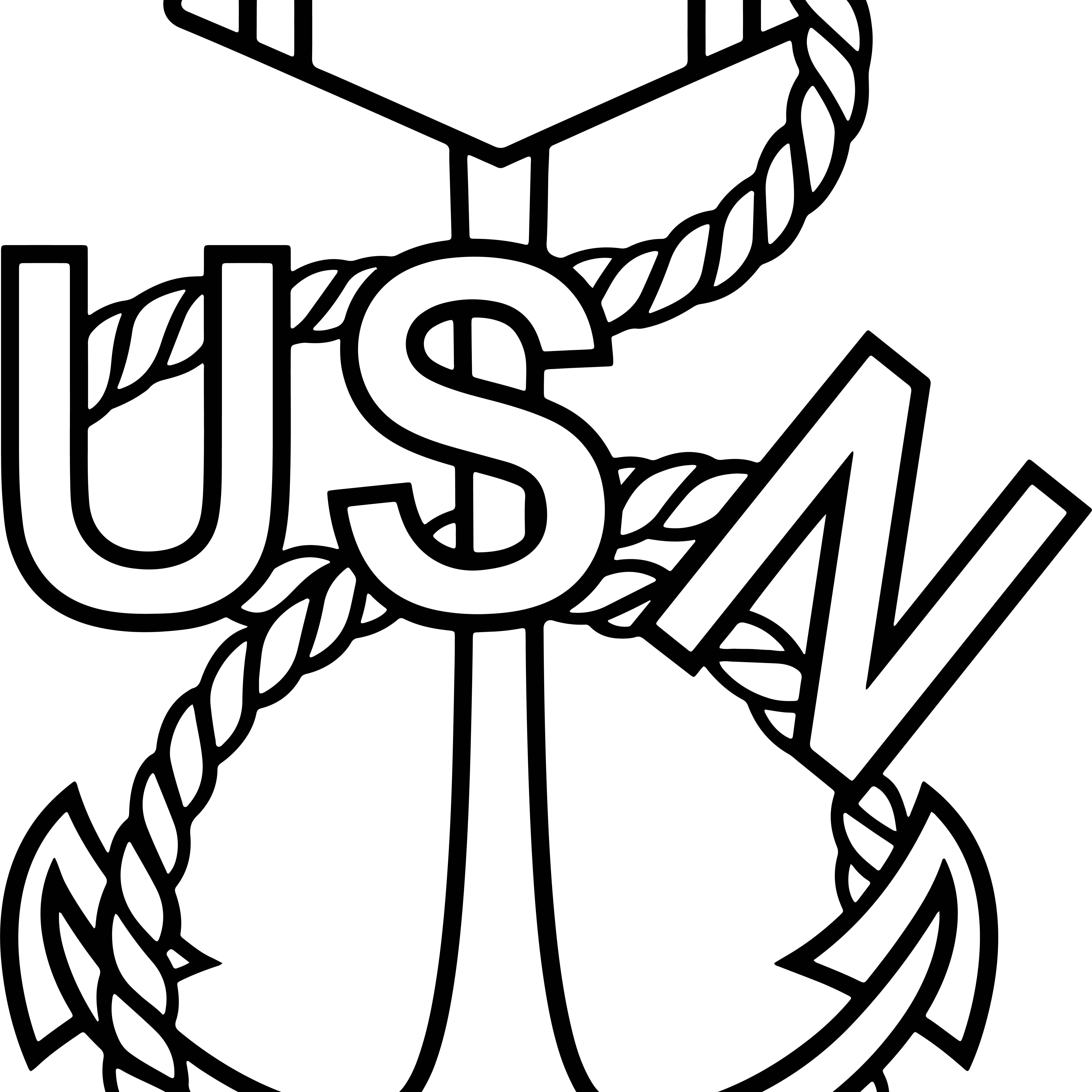 Navy Anchor Vector