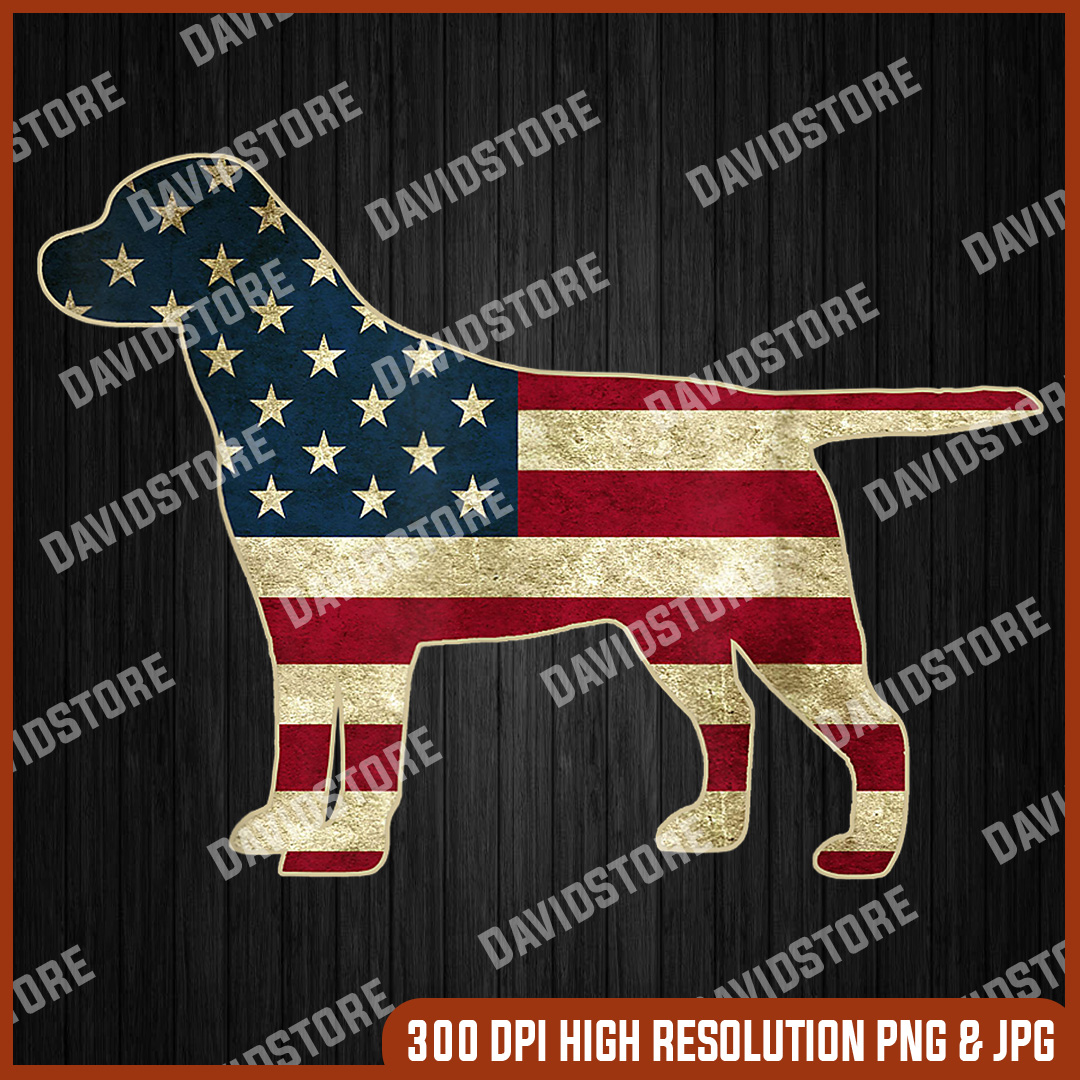 Patriotic Golden Retriever 4th Of July USA Flag Dog Lover Me | Inspire ...
