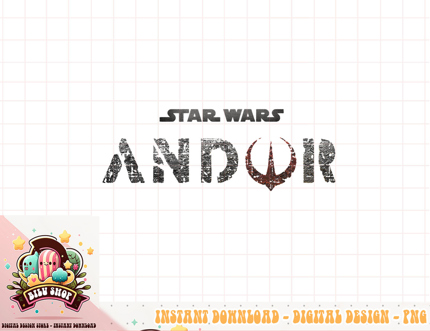 Star Wars Andor Ruins Text Logo png | Inspire Uplift