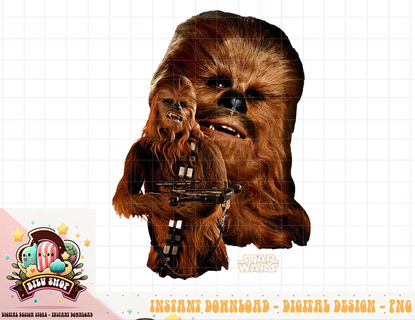 Star Wars Chewbacca Collage Logo png - Inspire Uplift