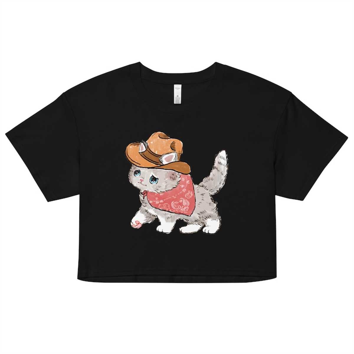 Sad Cowboy Womens crop top | Inspire Uplift