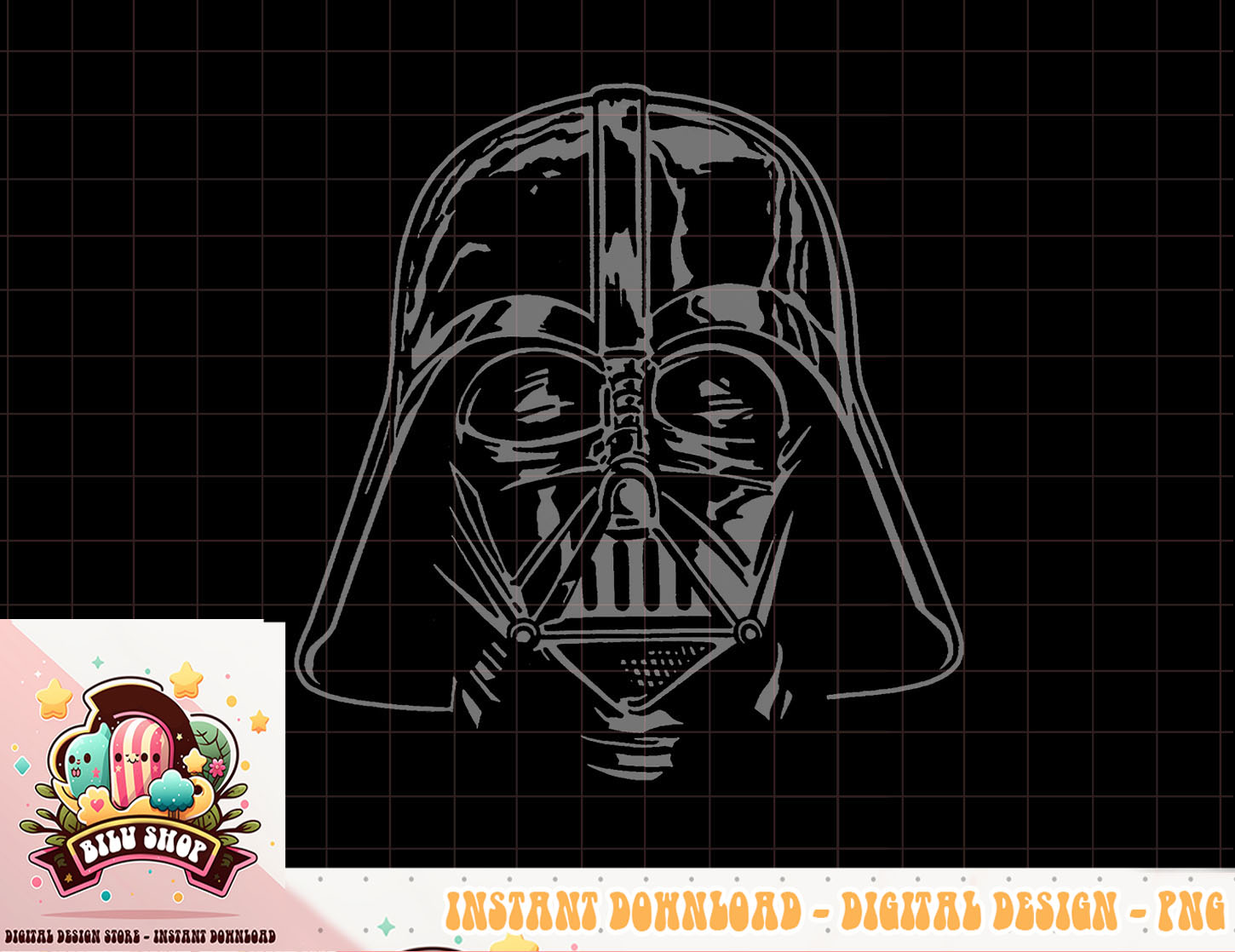 Star Wars Darth Vader Helmet Graphic png | Inspire Uplift