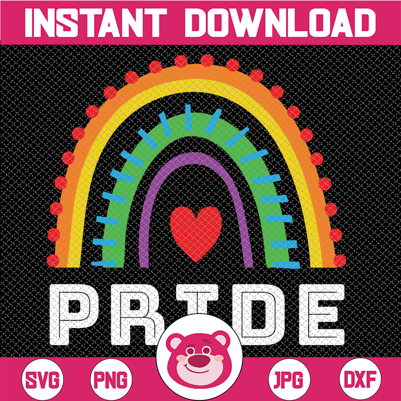 Pride Rainbow SVG, Retro Rainbow Svg, LGBTQ Pride Svg, LGBTQ | Inspire ...