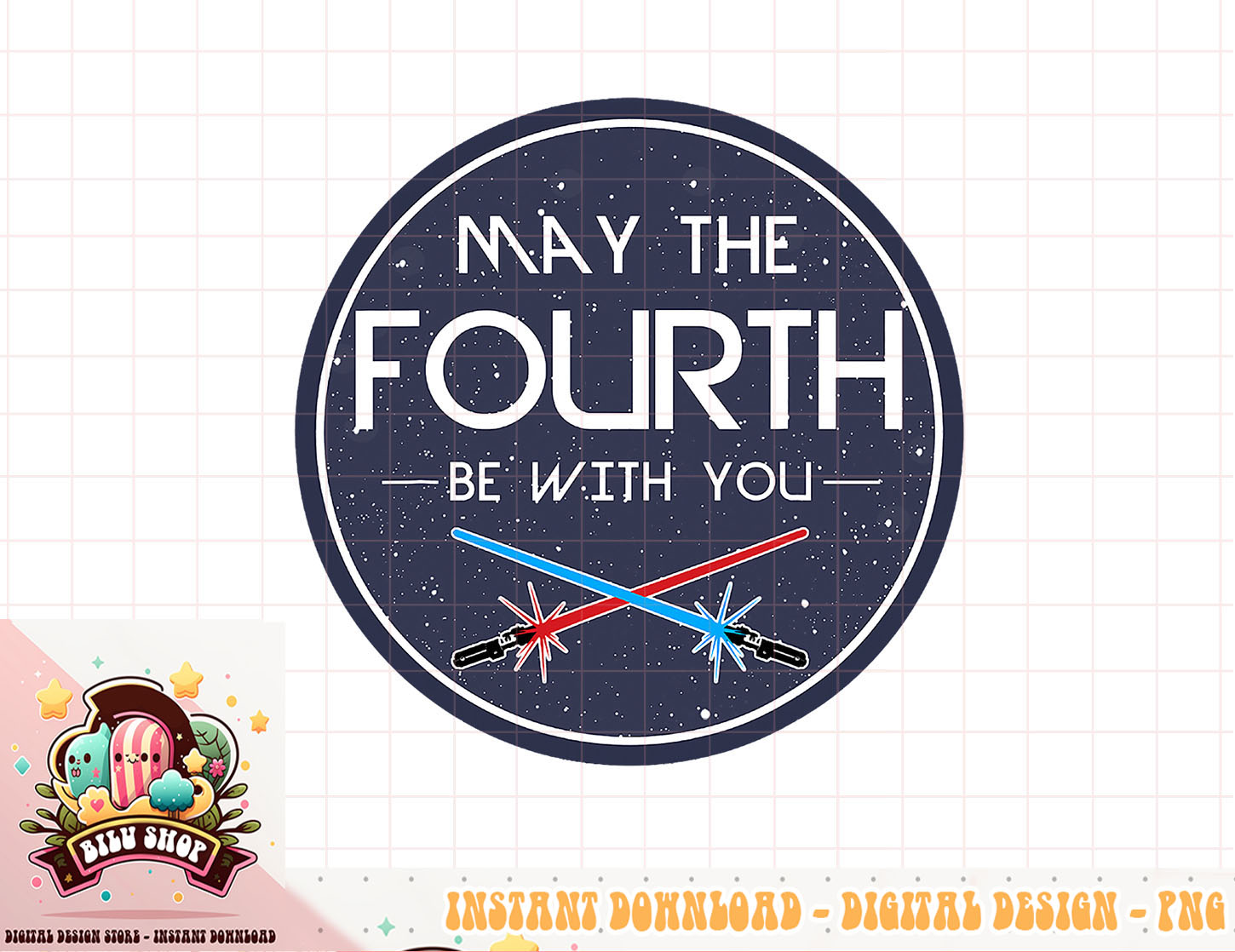 Star Wars May The Fourth Be With You Lightsaber Clash Poster | Inspire ...