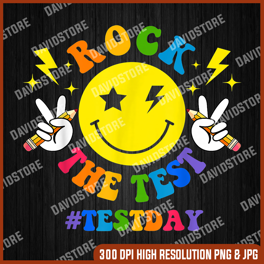 Rock The Test Png, Testing Day Png, Motivational Teacher Stu | Inspire ...